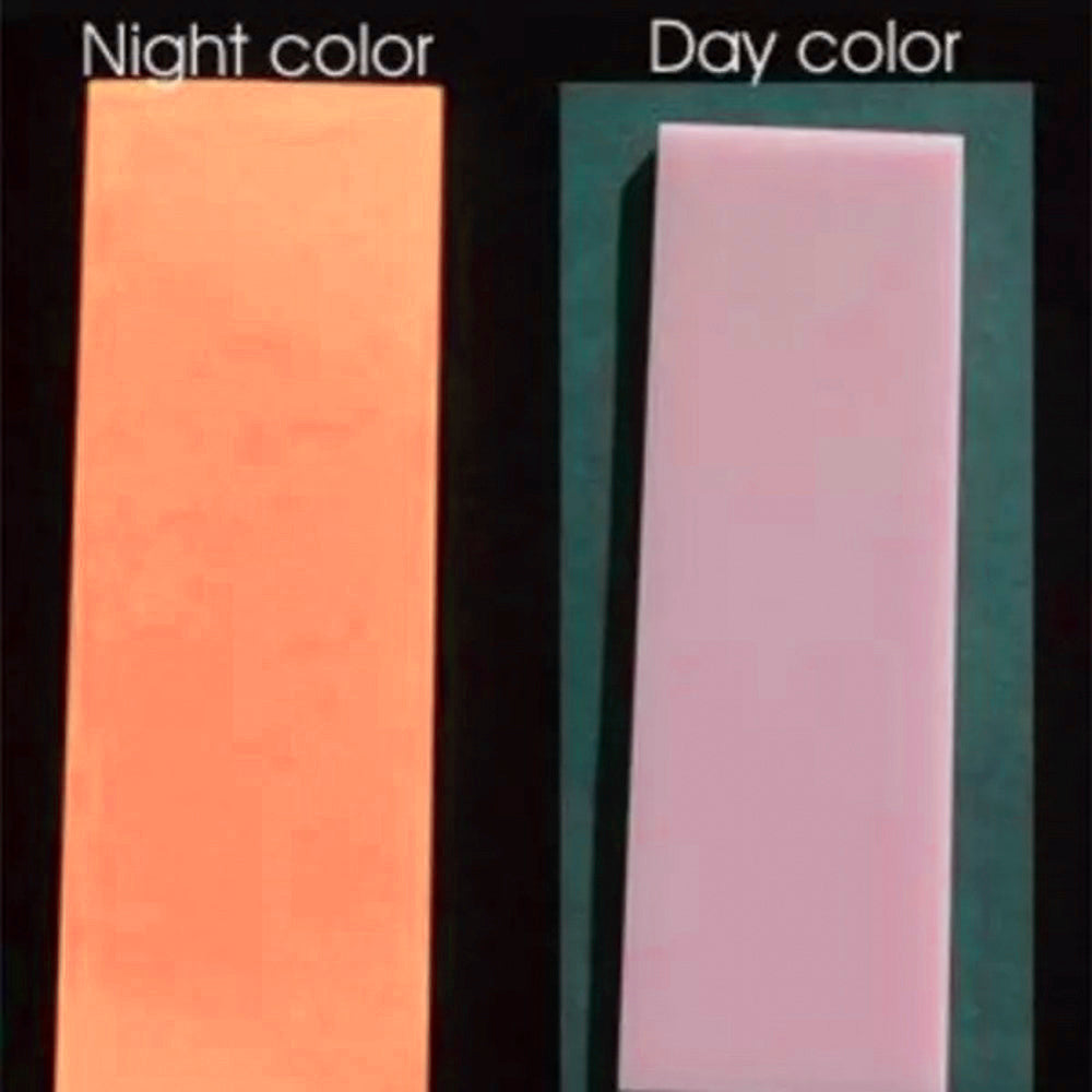 3mm Acrylic - Glow In The Dark Phosphorescent Acrylic - Coral Pink ...