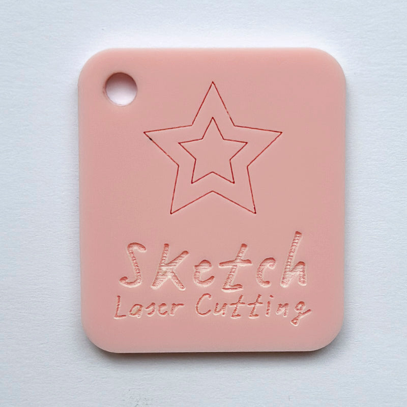 3mm Matte/ Gloss Acrylic - Baby Pink – Sketch Laser Cutting