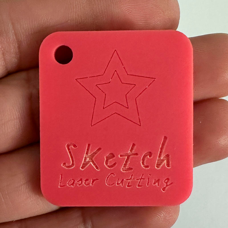 3mm Matte/ Gloss Acrylic - Raspberry Pink – Sketch Laser Cutting