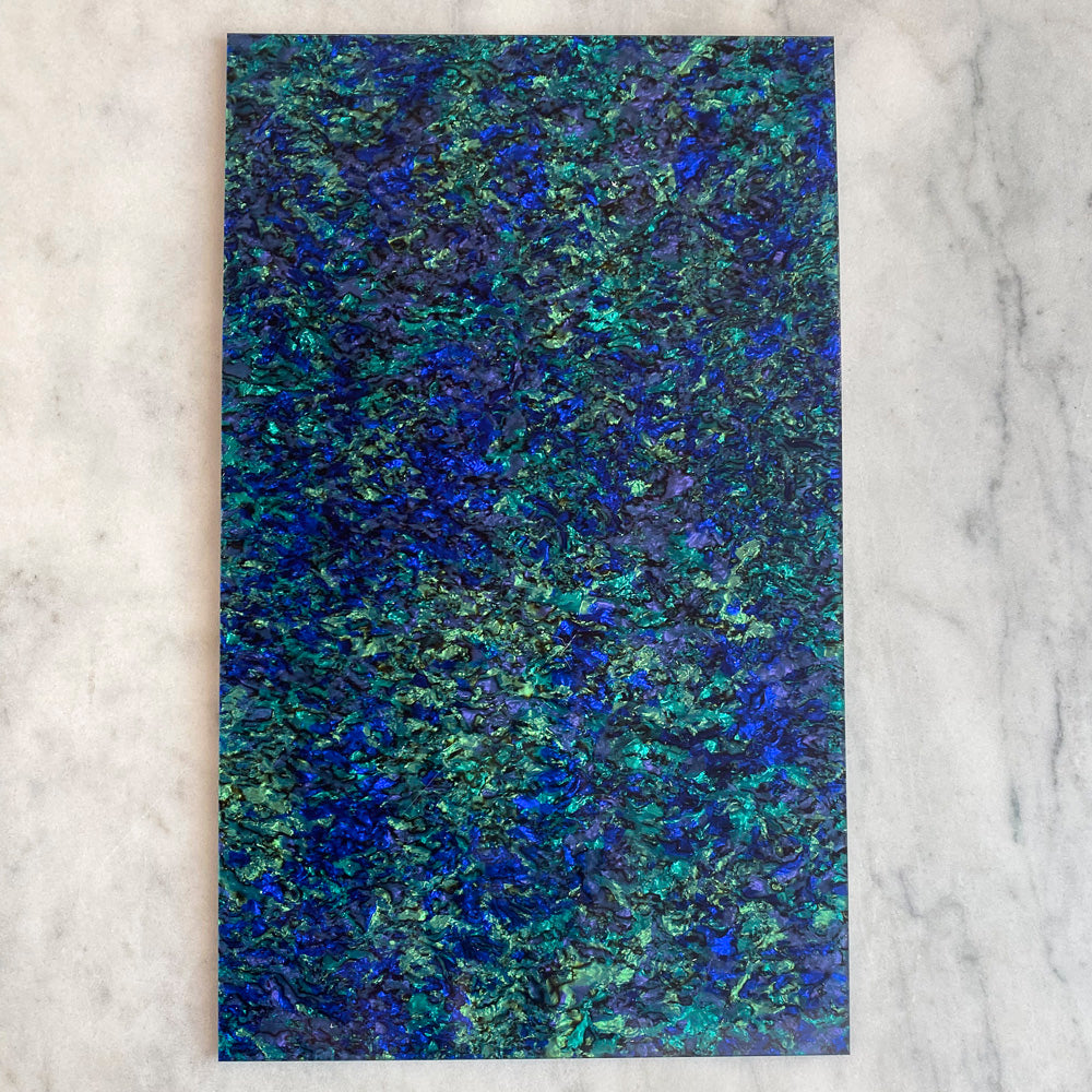 Celluloid Abalone Shell Acrylic 3mm - Teal CAS13 – Sketch Laser Cutting