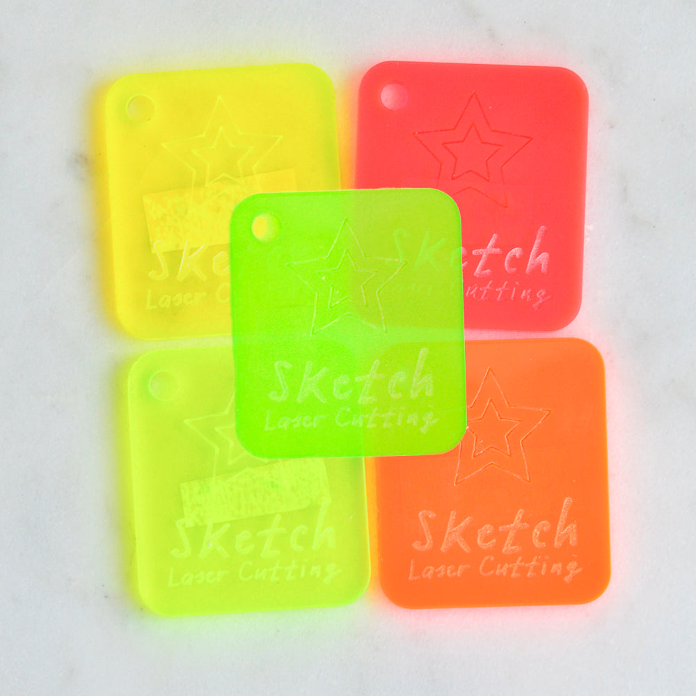 3MM ACRYLIC FLUORESCENT (FLUO/ NEON) TRANSPARENT - BRIGHT GREEN (NEW ...