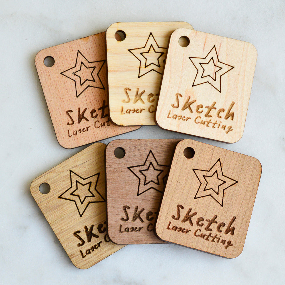 Material Sample Set - MDF core wood laminates (x7 Swatches) – Sketch ...