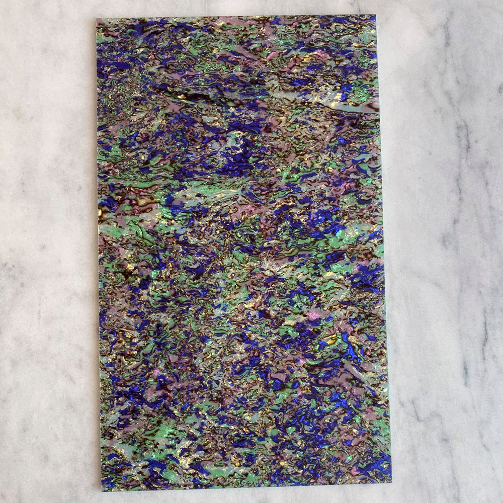 Celluloid Abalone Shell Acrylic 3mm - Turquoise CAS11 *SECONDS ...