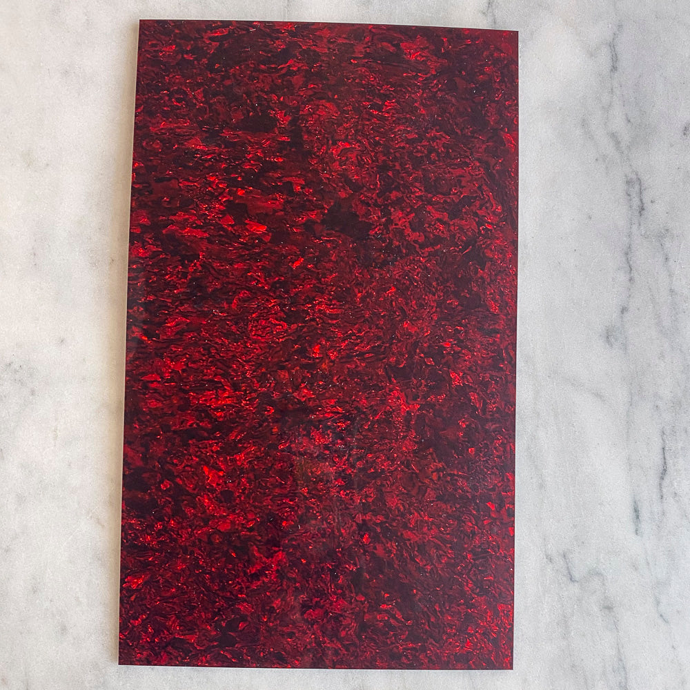 Celluloid Abalone Shell Acrylic 3mm - Dark-Red CAS07 – Sketch Laser Cutting