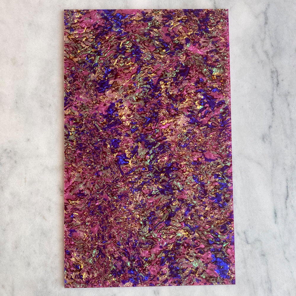 Celluloid Abalone Shell Acrylic 3mm - Fuchsia CAS09 *SECONDS* – Sketch ...