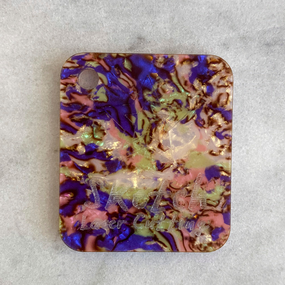 Celluloid Abalone Shell Acrylic 3mm - Blush CAS02 – Sketch Laser Cutting