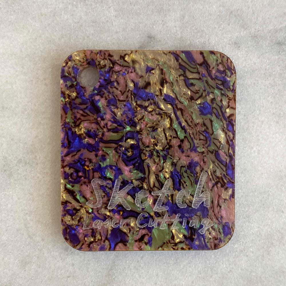 Celluloid Abalone Shell Acrylic 3mm - Slate CAS03 *SECONDS* – Sketch ...