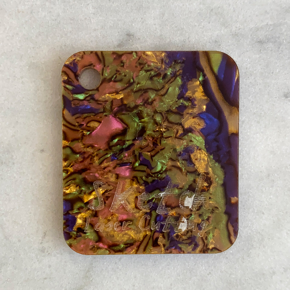 Celluloid Abalone Shell Acrylic 3mm - Tan CAS04 *SECONDS* – Sketch ...