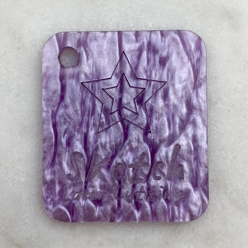 3mm Python Marble - Lilac – Sketch Laser Cutting