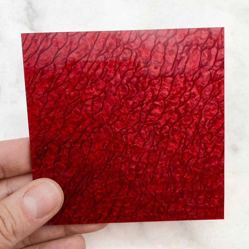 3MM PYTHON MARBLE - Red – Sketch Laser Cutting